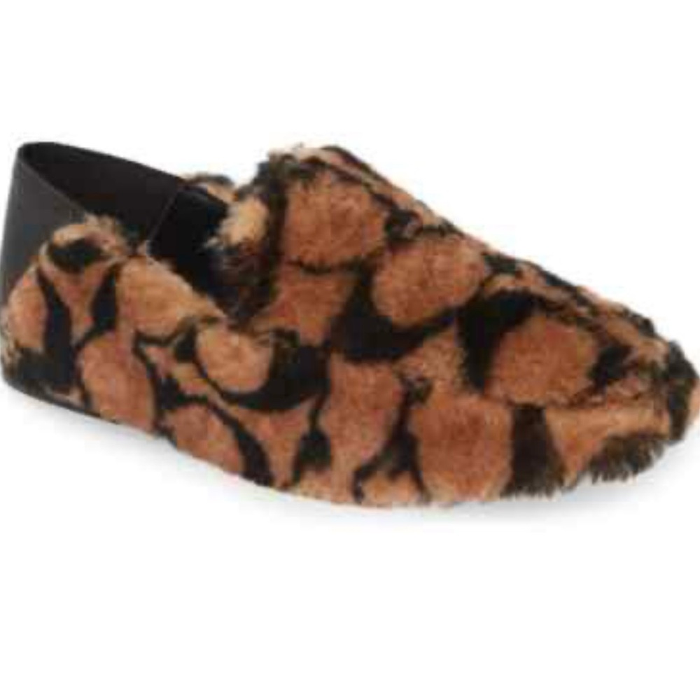 Coach holly signature shearling loafer slipper NWT - Gem